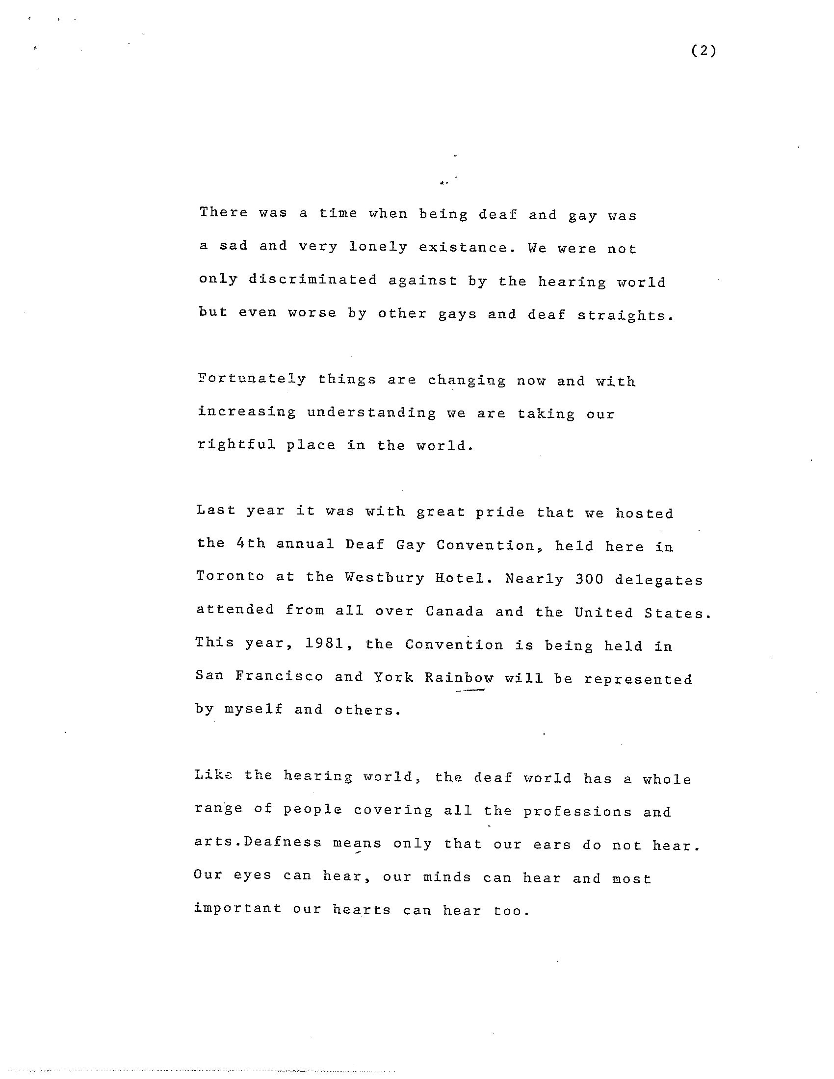 York Rainbow Society for the Deaf - The ArQuives