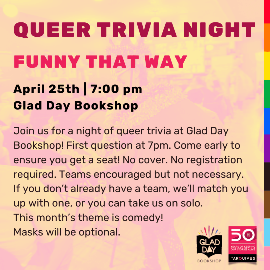 Queer Trivia: Funny That Way - The ArQuives